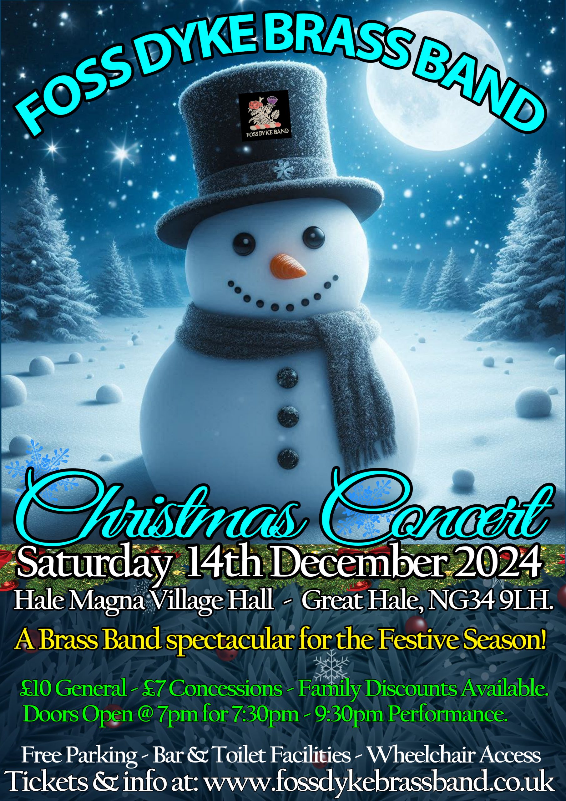 Twin Christmas Concerts in 2024 - Foss Dyke Brass Band
